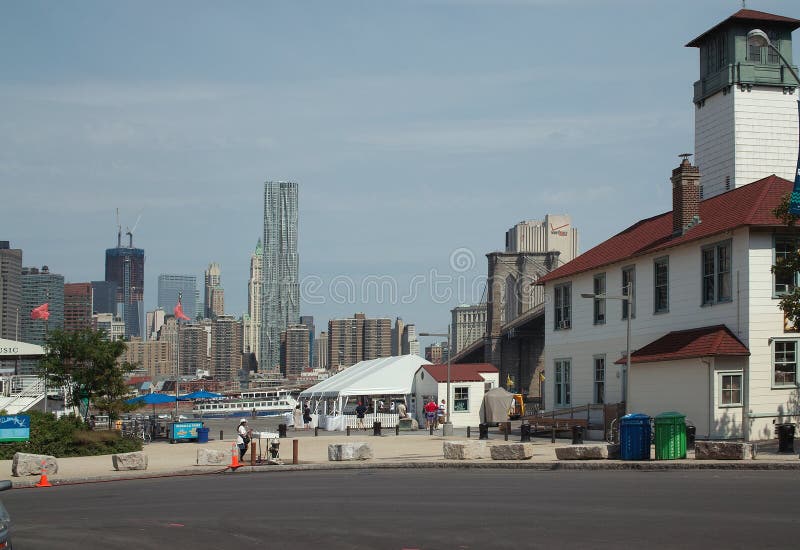 Fulton Ferry Landing Brooklyn New York USA Editorial Stock Image ...