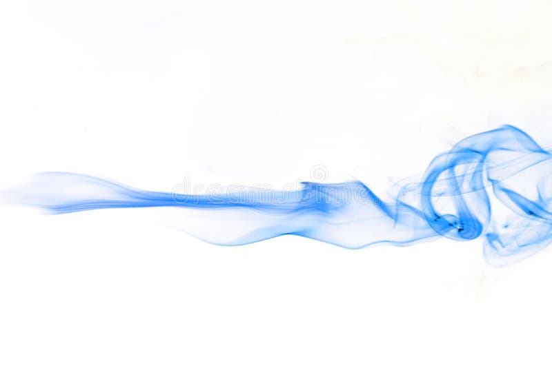 Fumée bleue et blanche image stock. Image du ramassage - 109447941