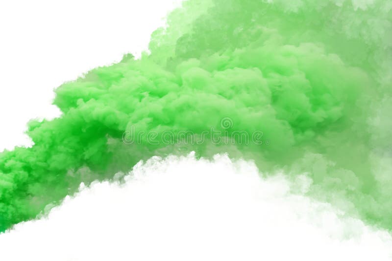 Fumée verte photo stock. Image du protestation, nuageux - 123084550