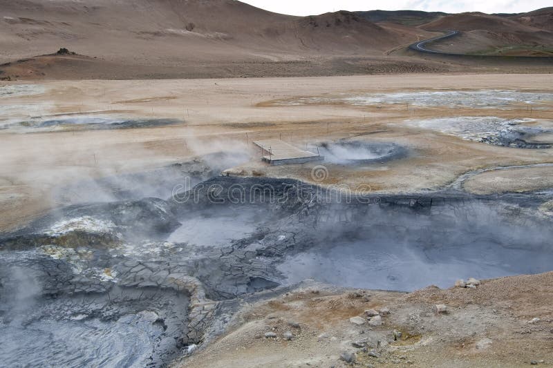 Fumarole field stock image. Image of dioxide, colorful - 17537151