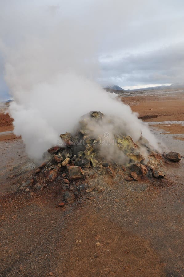 Fumarole stock image. Image of geologic, chloride, fumaroles - 45641317