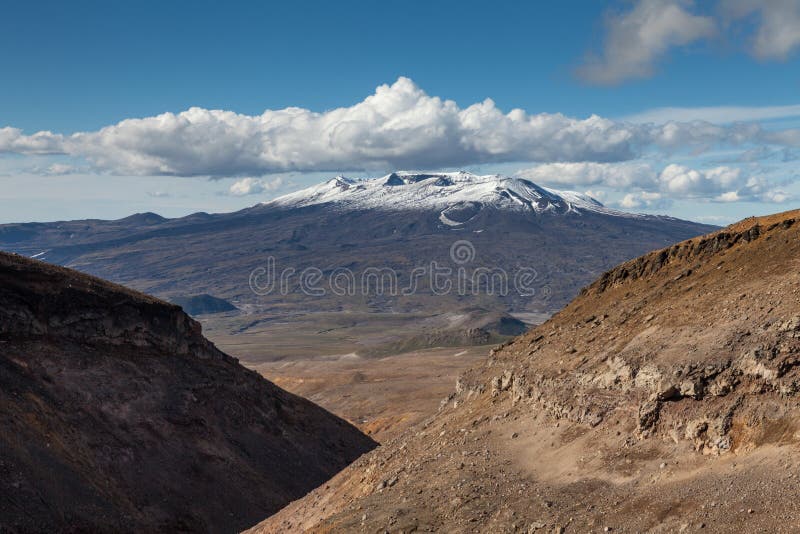 Fumaroles in the Crater Volcano Stock Image - Image of crater, field ...