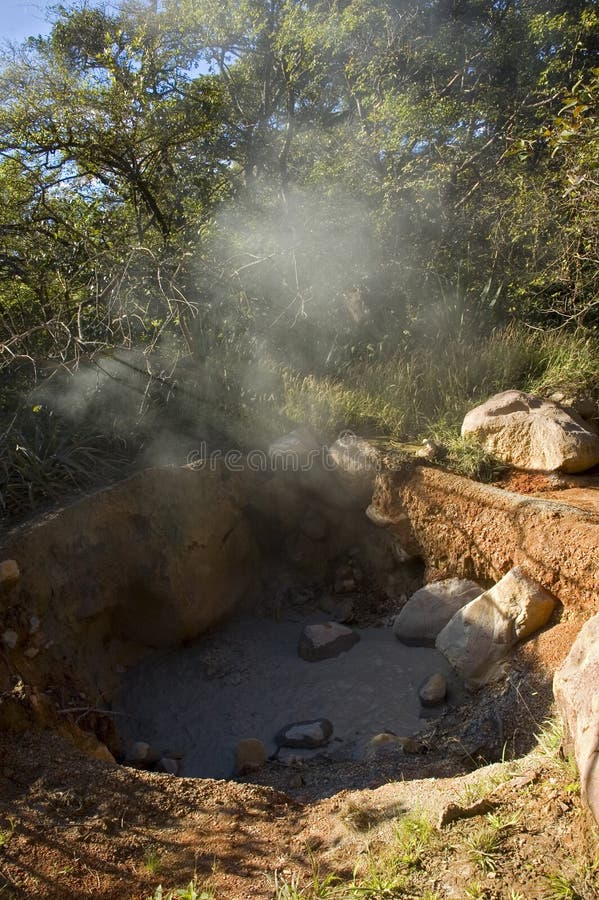 Fumerolle Chez Rincon De La Vieja Volcano. Image stock - Image du ...