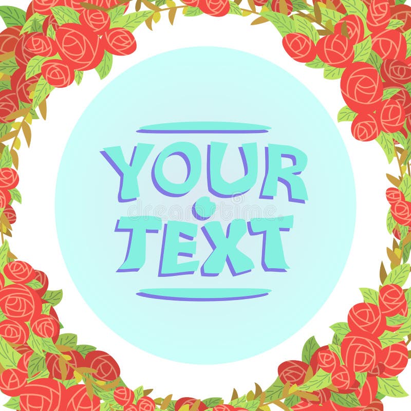 Fumetto Della Struttura Delle Rose Illustrazione Vettoriale ...