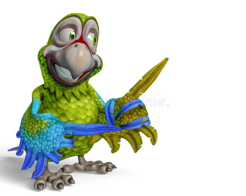 Indicare Il Personaggio Dei Cartoni Animati Del Pappagallo ...