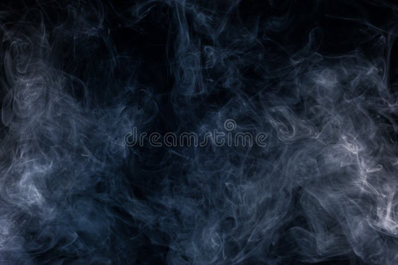 Fumo blu astratto fotografia stock. Immagine di isolato - 98134444