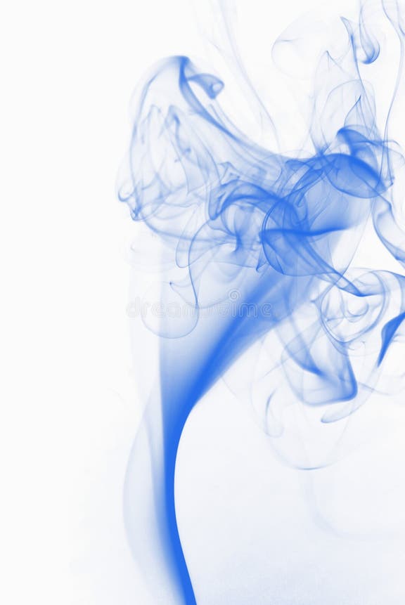 Fumo blu fotografia stock. Immagine di arricciatura, caos - 4948586