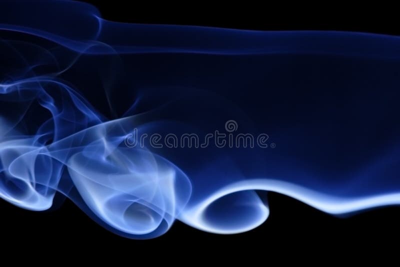 Fumo blu 9 fotografia stock. Immagine di turbinii, fumoso - 1901798
