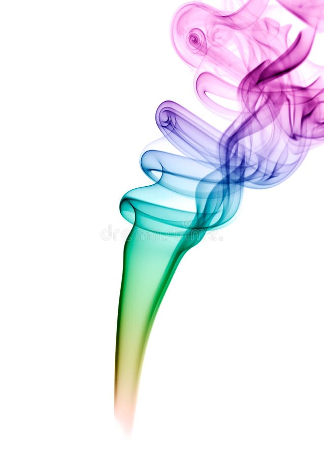 Fumo colorato immagine stock. Immagine di effetto, vapore - 15438937