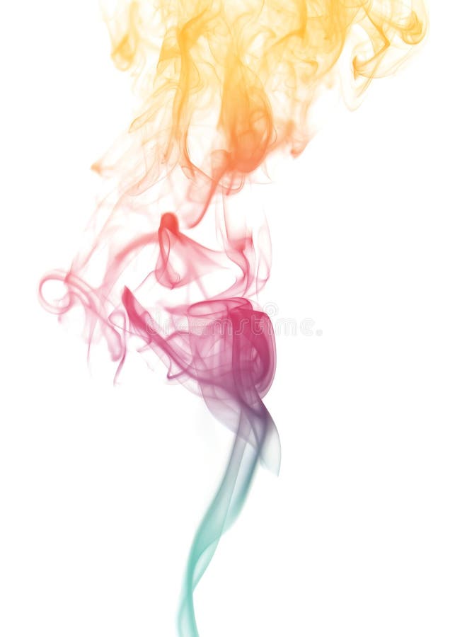 Fumo Colorato fotografia stock. Immagine di magia, elegante - 8122472