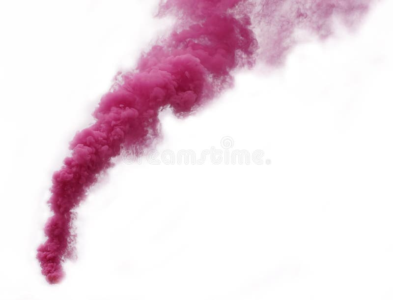 Fumo cor-de-rosa ilustração stock. Ilustração de névoa - 96168943