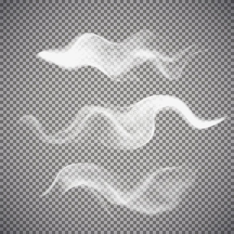 Fumo transparente ilustração do vetor. Ilustração de movimento - 72668936