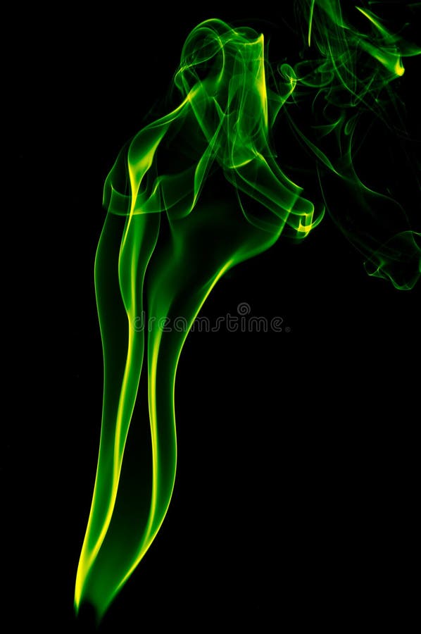 Fumo verde foto de stock. Imagem de queimadura, elemento - 8425296