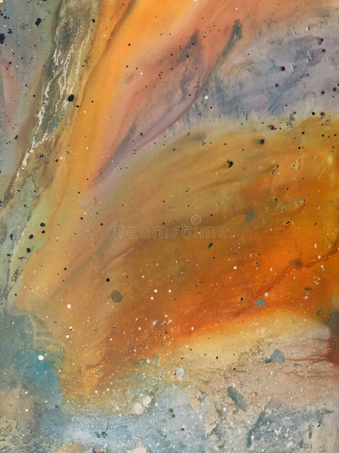 Abstract Panorama Elements of Space and Galaxy Stock Image - Image of ...