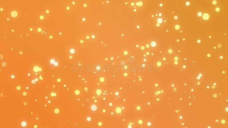 Fun Animated Orange Particle Background Stock Footage - Video of ...