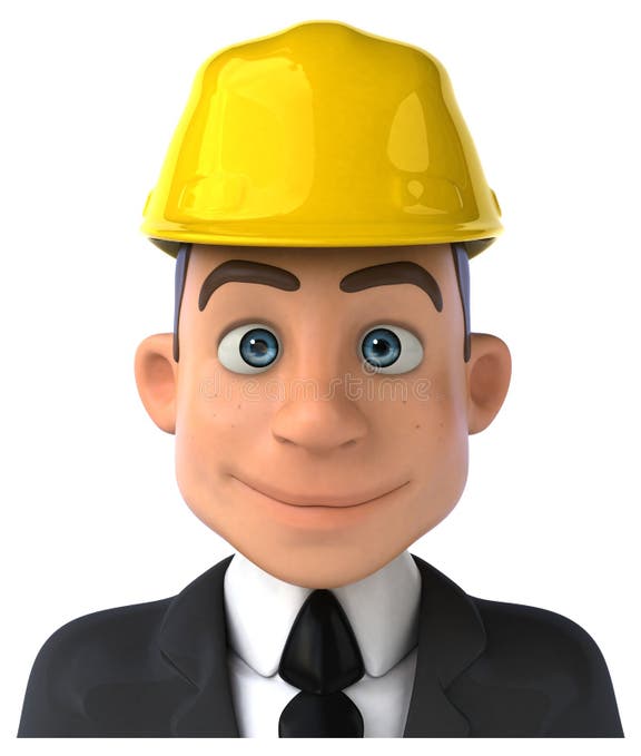 Fun architect stock illustration. Illustration of engineer - 54935558