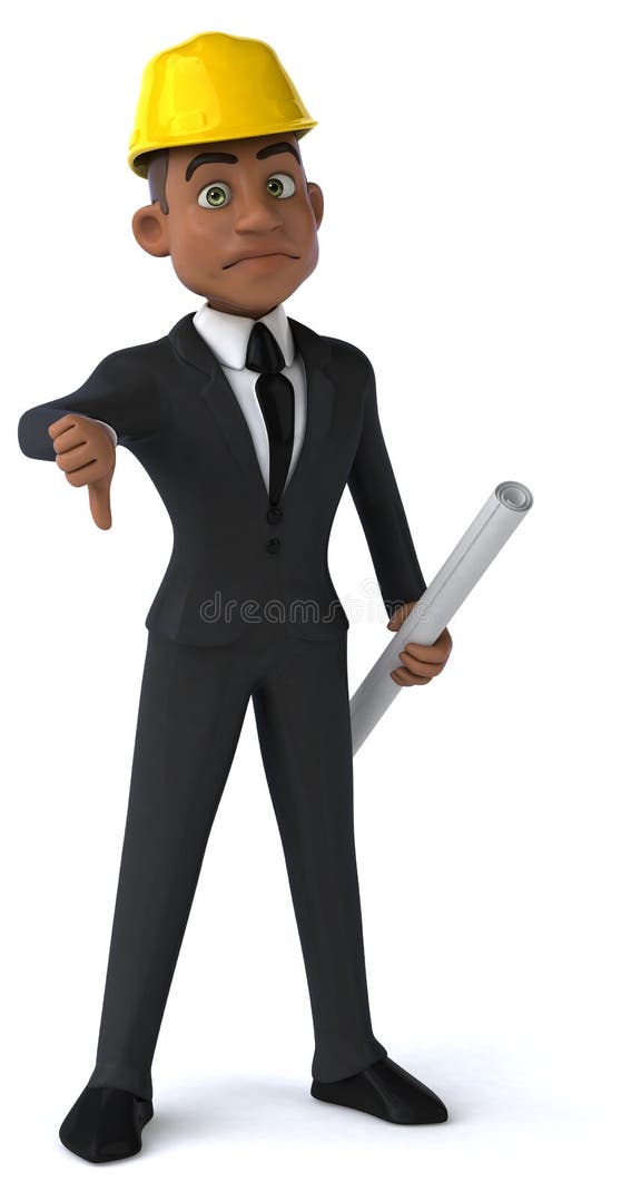 Fun architect stock illustration. Illustration of carpenter - 55132029