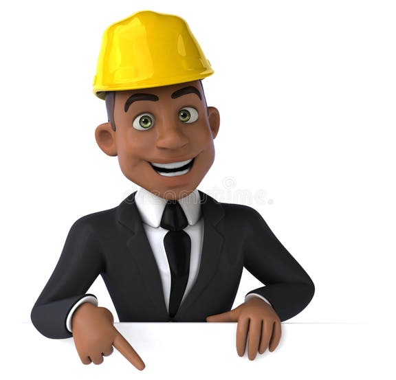 Fun architect stock illustration. Illustration of black - 55545550