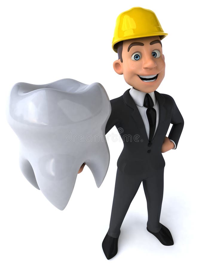 Fun architect stock illustration. Illustration of concrete - 56490257