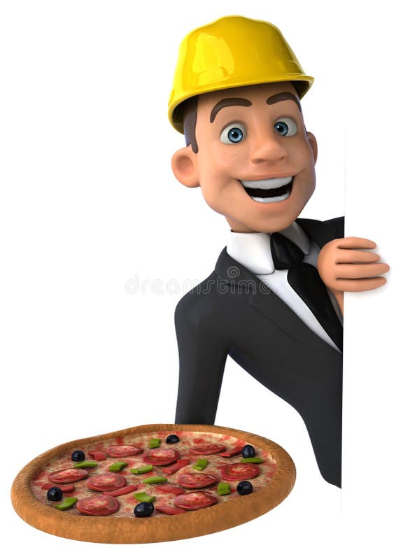 Fun architect stock illustration. Illustration of proud - 56490918