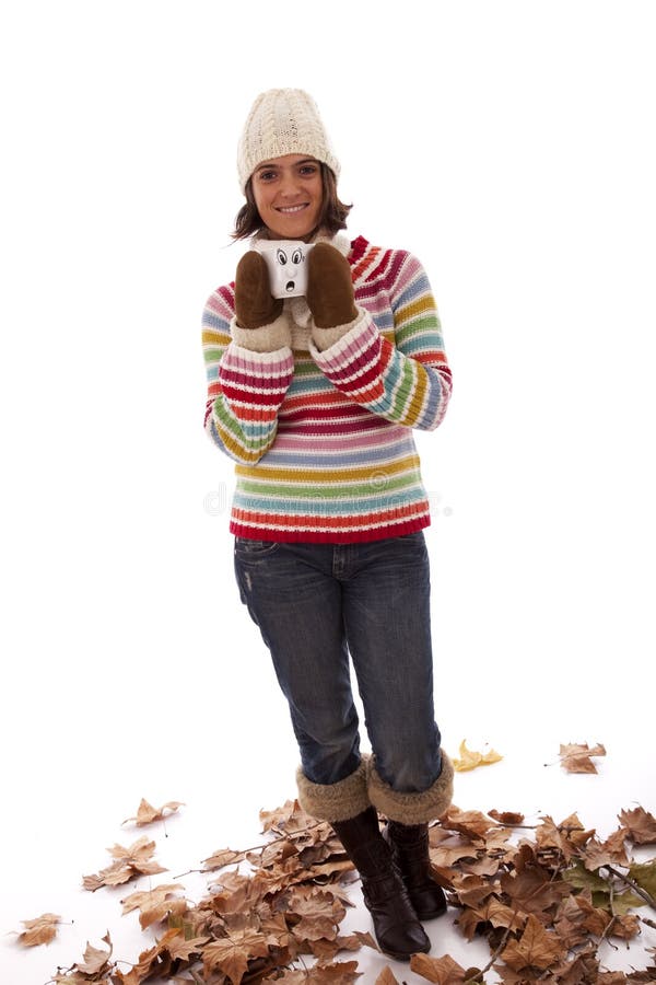 Fun at autumn season stock image. Image of happiness - 16614367