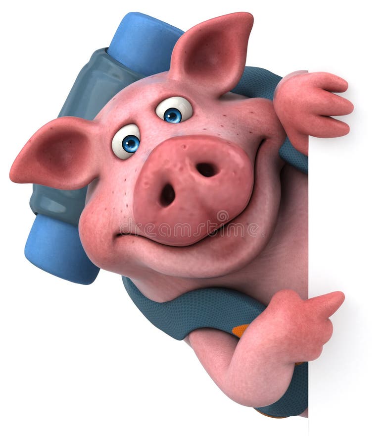 Backpacker Pig Cartoon Character Stock Illustrations – 46 Backpacker ...