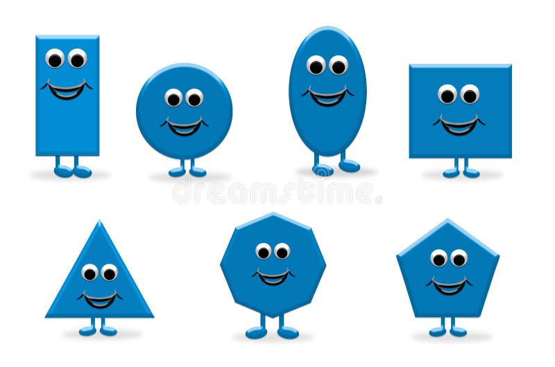 Fun Basic Shapes stock vector. Illustration of illustration - 21716686