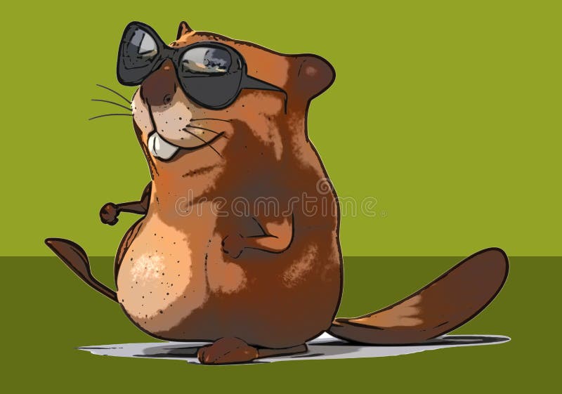 Fun Baver stock illustrationer. Illustration av tecken - 143897592