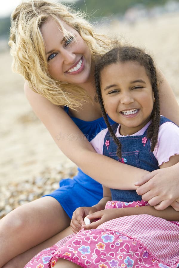 Fun at the Beach stock photo. Image of bonding, parent - 5903216