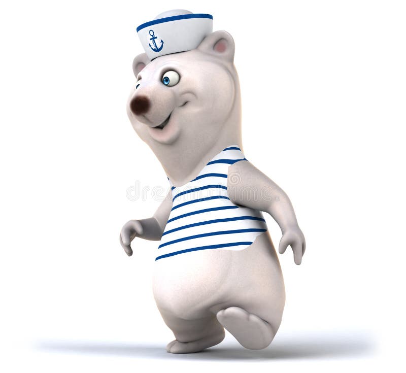 Fun bear stock illustration. Illustration of character - 48865025