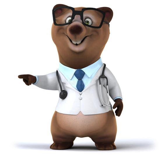 Fun bear stock illustration. Illustration of happy, character - 50839448