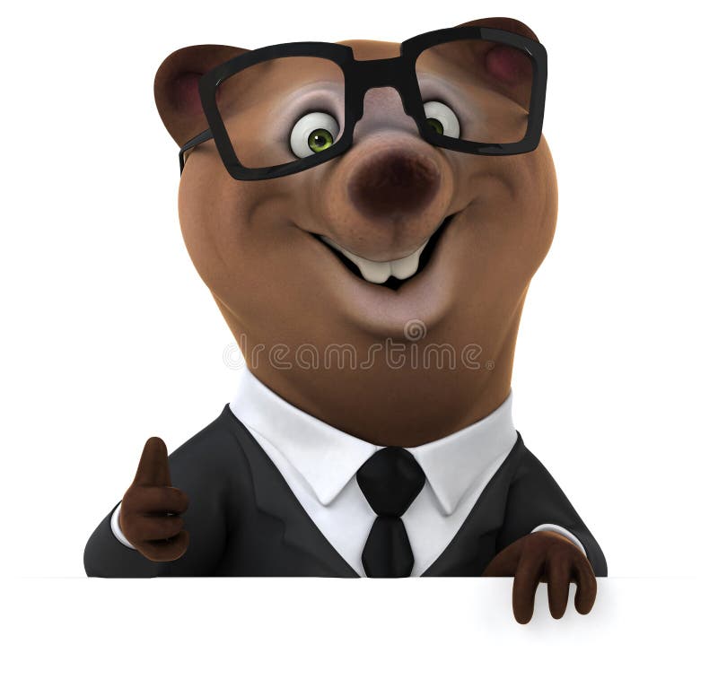 Fun bear stock illustration. Illustration of active, nature - 53112857