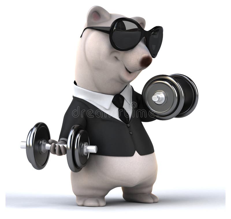 Fun bear stock illustration. Illustration of studio, grizzli - 55408185