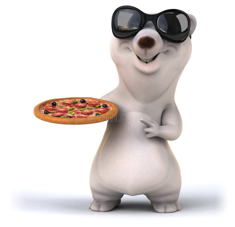 Fun bear stock illustration. Illustration of animal, happy - 57319167