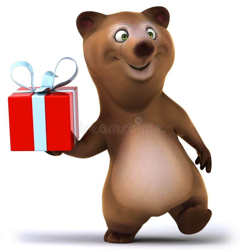 Fun bear stock illustration. Illustration of wild, nature - 35318806