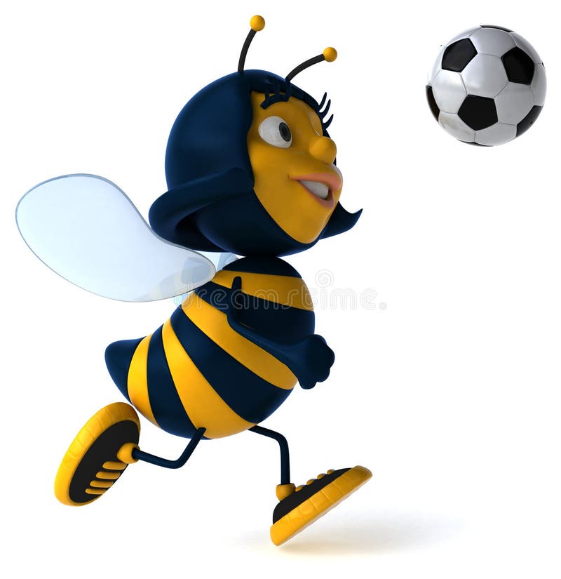 Fun bee stock illustration. Illustration of busy, antenna - 53823644
