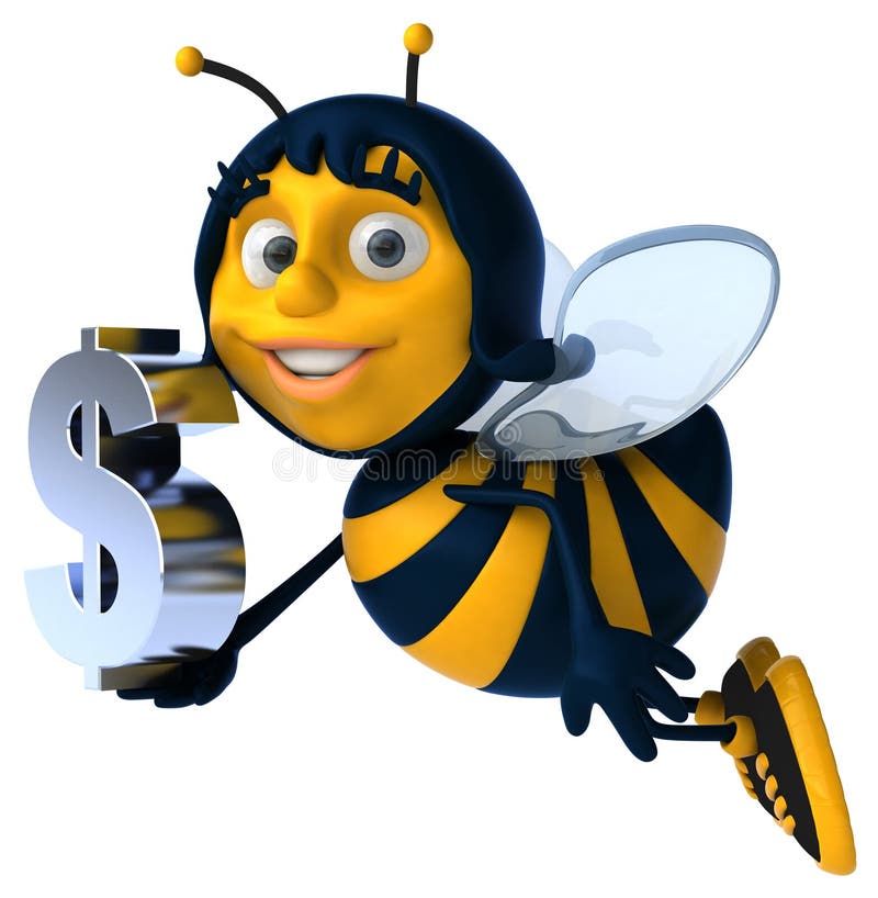 Cartoon Bee Money Stock Illustrations – 267 Cartoon Bee Money Stock ...