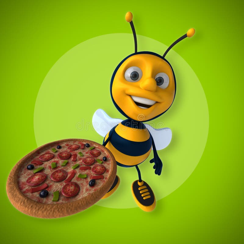 Bee Fun Pizza Stock Illustrations – 45 Bee Fun Pizza Stock ...