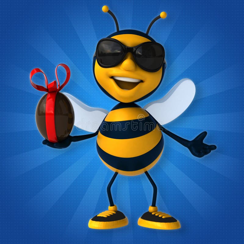 Fun bee stock illustration. Illustration of easter, bees - 84767055