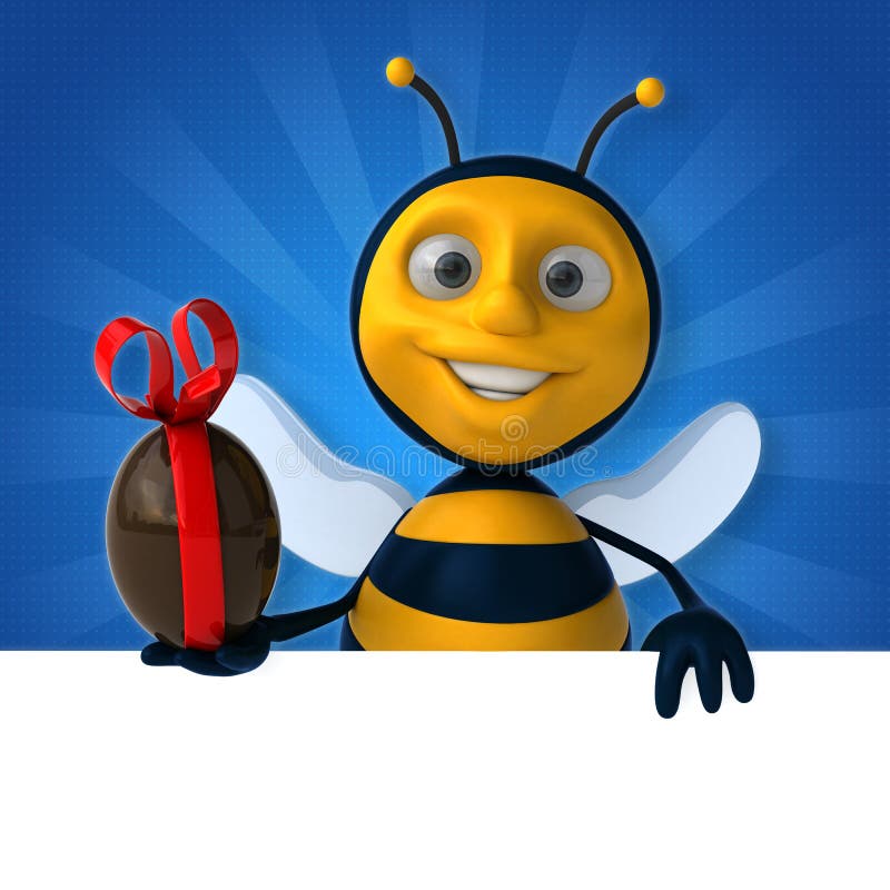Fun bee stock illustration. Illustration of bees, character - 98059730