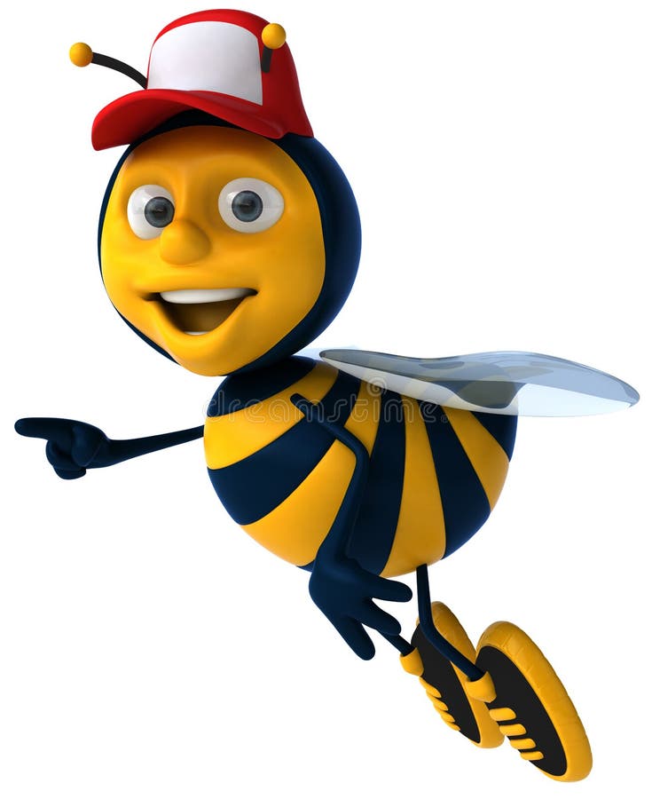 Cartoon bee stock illustration. Illustration of character - 30312050