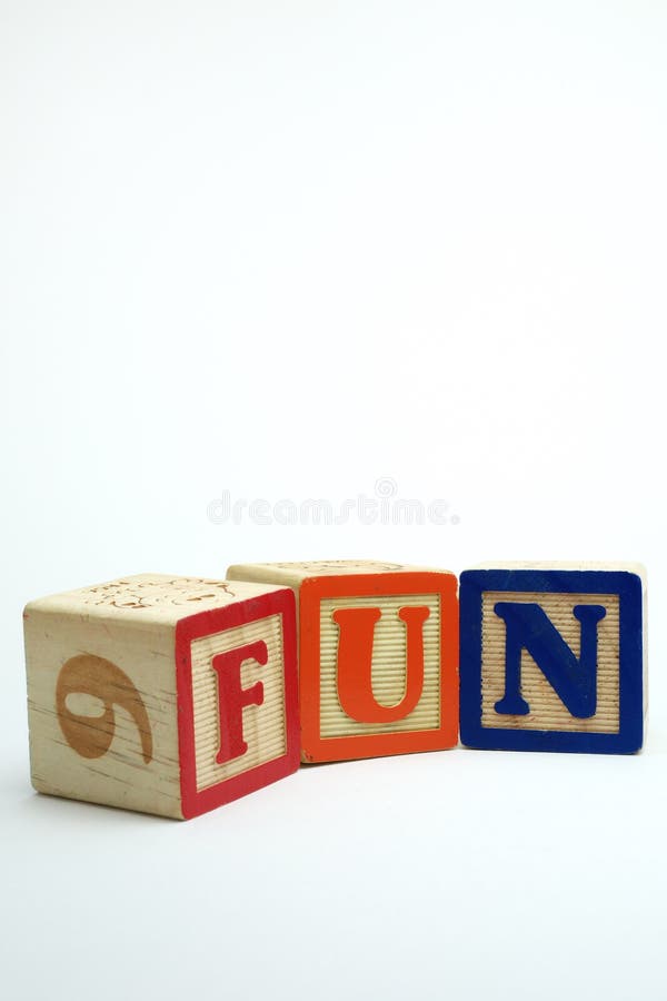 FUN blocks stock photo. Image of blocks, alphabet, kids - 1560724