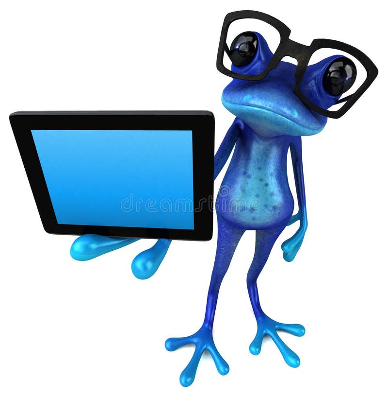 Blue Frog Computer Stock Illustrations – 264 Blue Frog Computer Stock ...