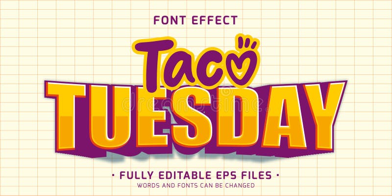 Fun and Bold Text Effect, Editable Street Food Logo Design Stock Vector ...