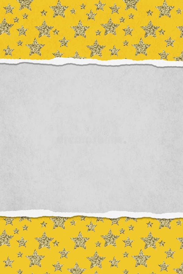 Fun Border Star Gold and Yellow Stock Image - Image of object ...