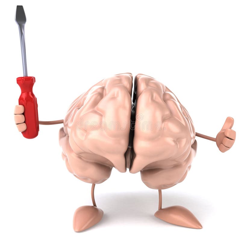 Fun brain stock illustration. Illustration of analysis - 45649148