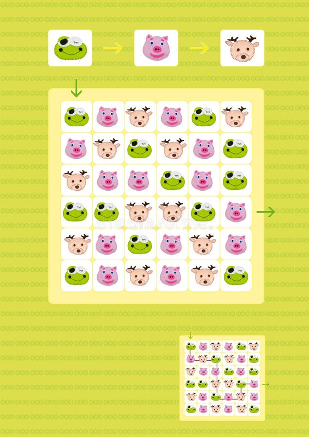 Fun brain games for kids stock illustration. Illustration of graphic ...