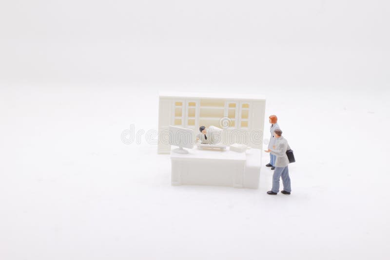 A Fun of Business Figure at Office Stock Photo - Image of customer ...