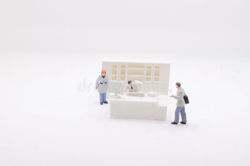 A Fun of Business Figure at Office Stock Image - Image of design ...