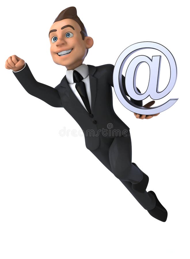 Fun businessman stock illustration. Illustration of confident - 53645684